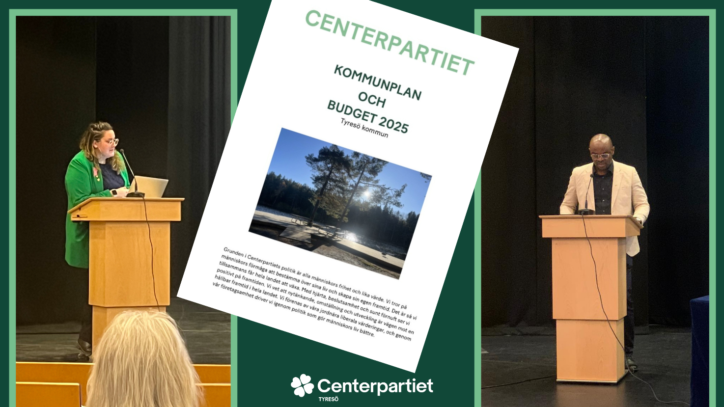 Yttrande om Kommunplan och Budget 2025 från Centerpartiet - Centerpartiet